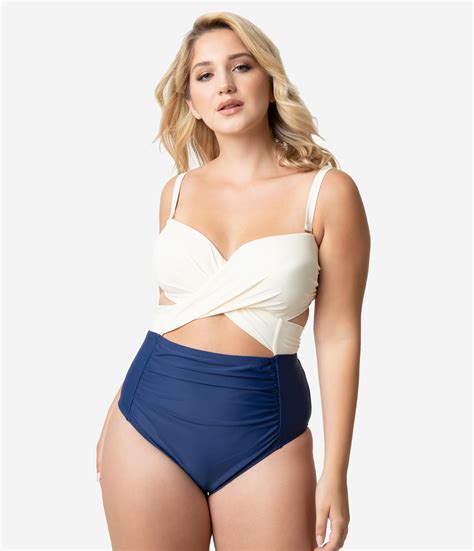 1950s Swimsuits 50s Bathing Suits Retro Swimwear