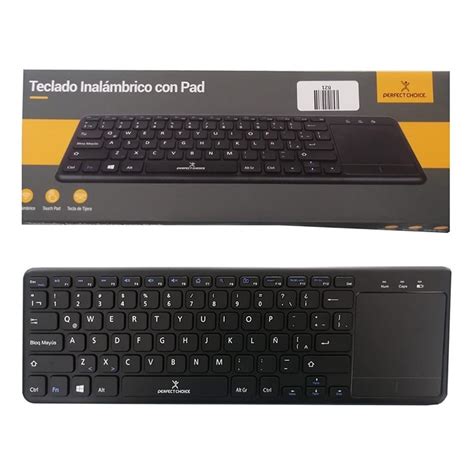 Teclado Inal Mbrico Con Touch Pad Perfect Choice Negro