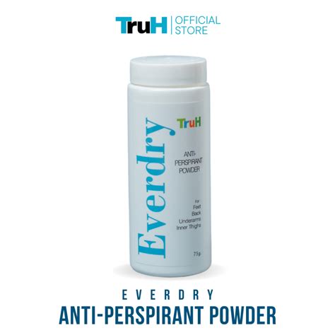Truh Everdry Anti Perspirant Powder 75g Shopee Philippines