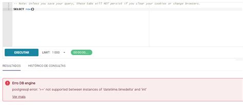 Postgresql Db Engine Error Not Supported Between Instances Of