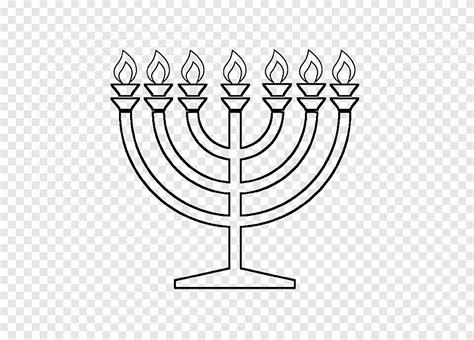 Menorah Hanukkah Template Presentation Png Pngegg