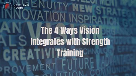 The 4 Ways Vision Integrates With Strength Training