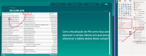 Como Fazer Aparecer O Campo Valores Ou O Que Mudou Visualiza O De Dados F Rum Da