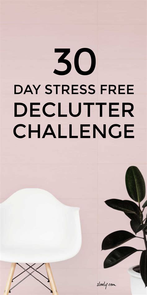 30 day daily declutter challenge