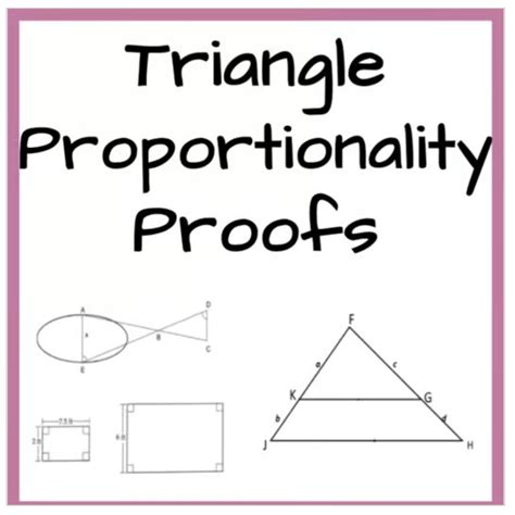 Triangle Proportionality Proofs Geometry Classful