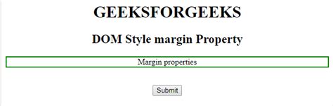 Html Dom Style 边距属性 码农参考