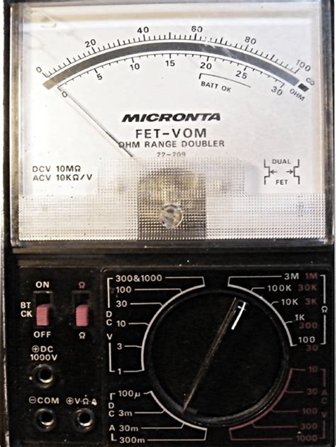 Micronta 22 206 Fet Vom Instabil Elektrotanya