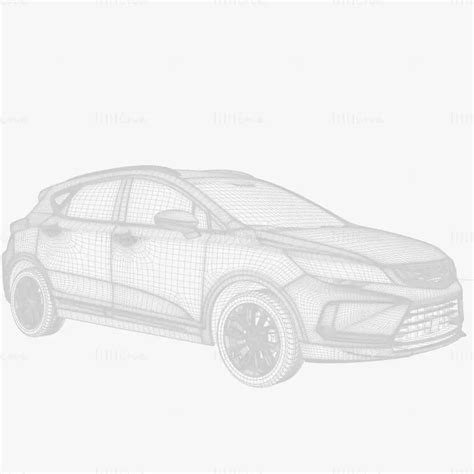 Geely Emgrand Gs Car 3d Model