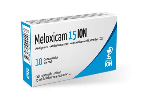Meloxicam 15 Ion X10 Laboratorio Ion