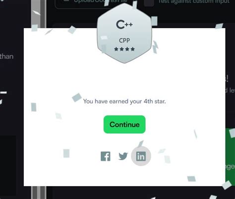 Kavin Kaarthik On Linkedin Hackerrank C Coding Achievement