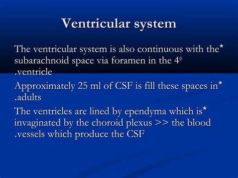 Radiological Anatomy And Techniques Of The Ventricular System Ppt Brain And Nervous System