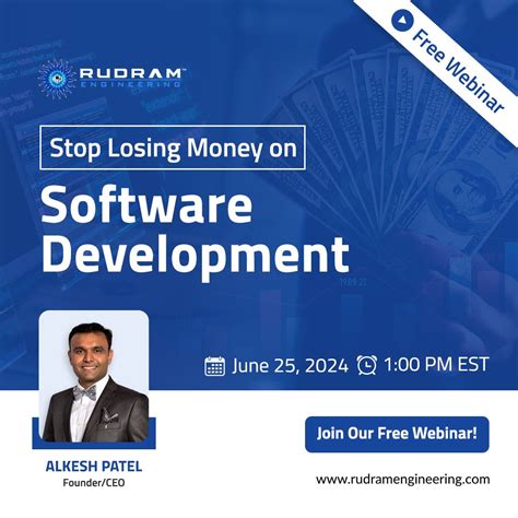 Rudram Engineering Inc Rei On Linkedin Softwareservices Freewebinar Rudramengineering