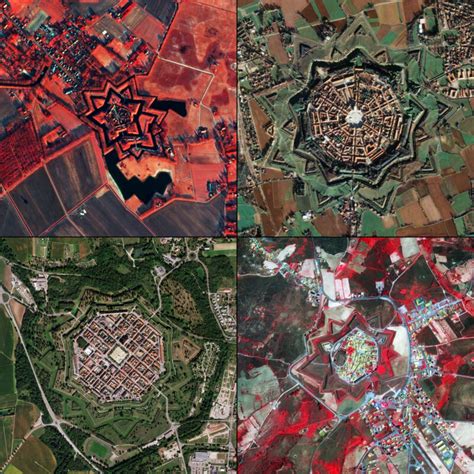 Peering Down At Star Shaped Cities From Space