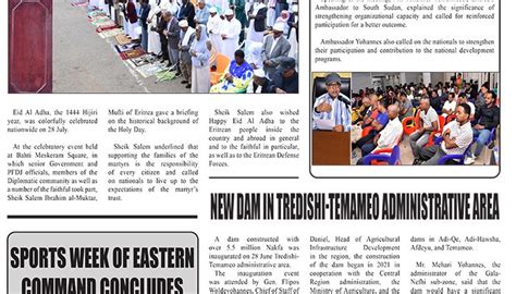 Eritrea Profile 01 July 2023 Eritrea Ministry Of Information