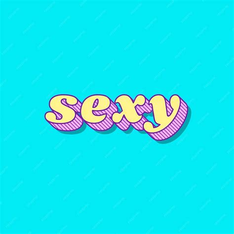Free Vector Funky Bold Style Sexy Typography Vector Illustration