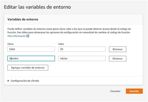 Como Funciona Una Función Lambda Y Las Variables De Entorno En Aws