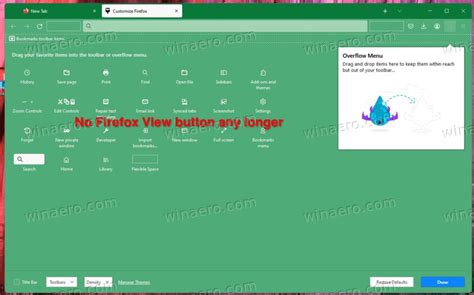 How To Remove Firefox View And List All Tabs From Firefox Toolbar