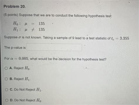 Solved 5 Points Suppose That We Are To Conduct The