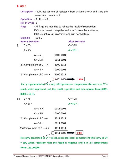 8085 arithmetic instructions pdf