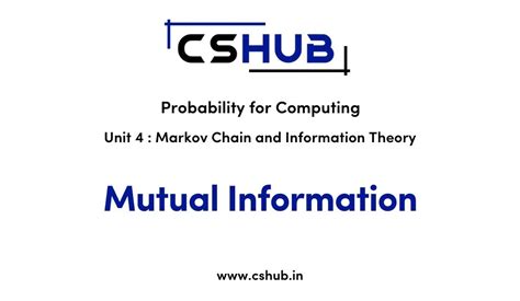Mutual Information Probability For Computing