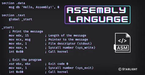 0 Introduction To Assembly Language Starlight