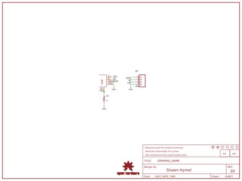 USB Type A Female Breakout Open Hardware OSHWLab