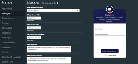 How To Change Language For Chat Widget HappyFox Chat