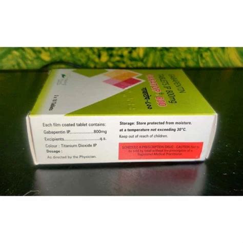 800mg Gabapentin Tablets Ip At Rs 460 Box Mumbai Id 2850503056530