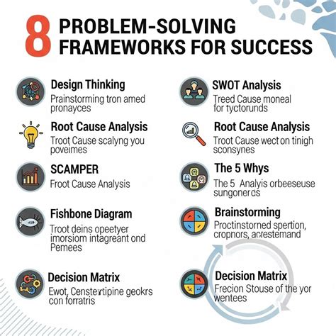 8 Essential Problem Solving Frameworks For Success Graphic Folks