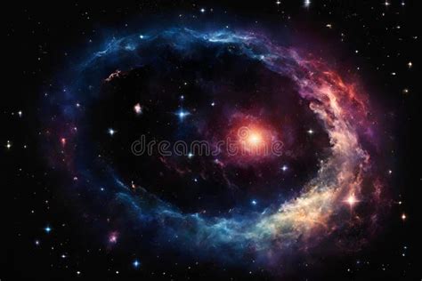 Galaxies On Deep Space Science Fiction Wallpaper Stock Illustration Illustration Of Cosmology