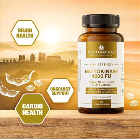 Nattokinase 4000fu 200mg Mcs Formulas