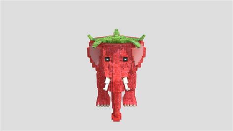 Strawberry Elephant Steal A Brainrot Download Free 3d Model By