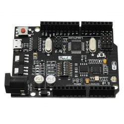 Kits de développement UNO WiFi R3 USB TTL CH340G ATmega 328P ESP8266 pour Arduino Uno WeMos