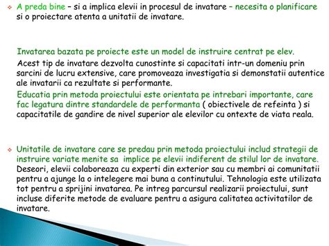Ppt Predarea Prin Proiecte Powerpoint Presentation Free Download Id 5513455