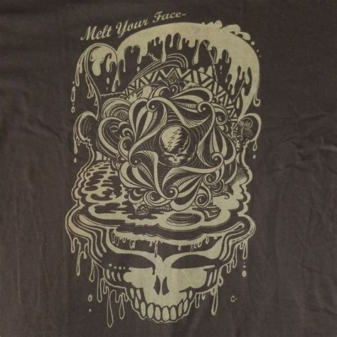 Grateful Dead Shirts Grateful Dead Melt Your Face L Licensed Tshirt