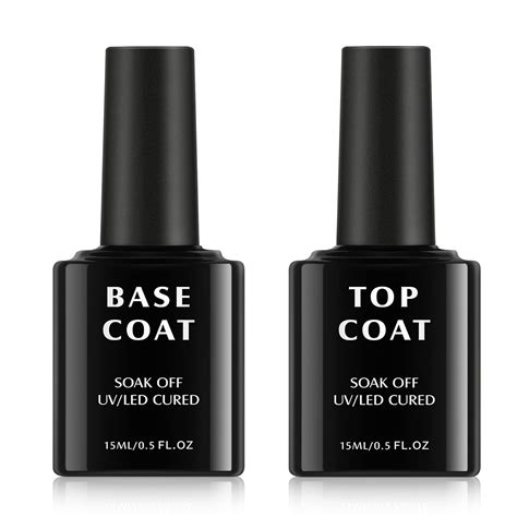 Tomicca 2 15ml Vernis Semi Permanent Base Et Top Coat No Wipe Top