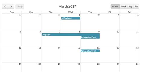 Kendo Calendar Month View Calendar Template Blank Calendar Template