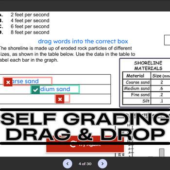 Earth Science Comprehension Changes In The Earth Sky Easel Activity Grade 3 4