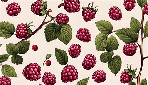 Raspberry Bush Premium Ai Generated Image
