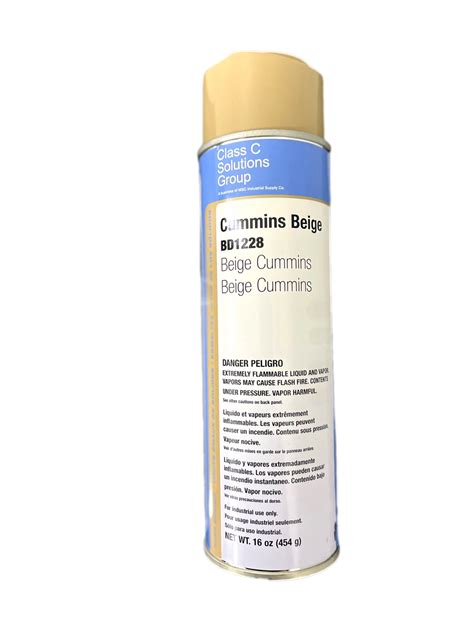 Cummins Beige Spray Paint High Solids 16oz Peakpvf