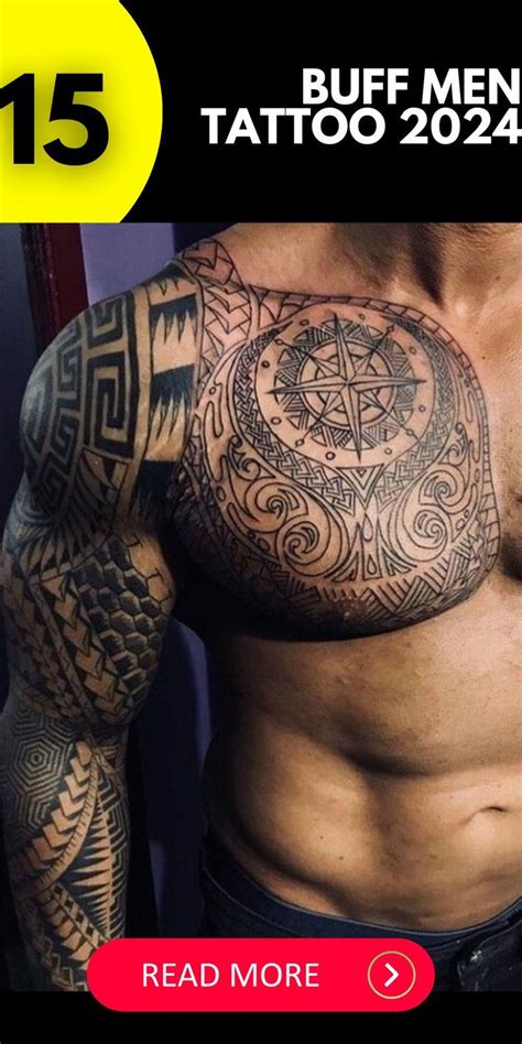 Black Men With Buff Physique Tattoo 2024 Chest And Neck Designs For