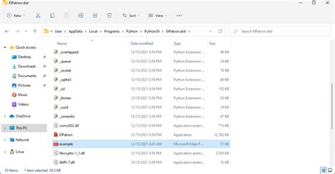 Python Where Does A File Gets Stored That Came With A Exe File On Windows Stack Overflow