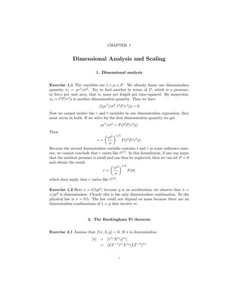 PDF Dimensional Analysis And Scalingjlogan PDFfiles Amch Pdf CHAPTER Dimensional