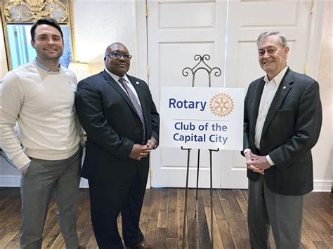 Dess Acting Assistant Secretary Antwon Keith Speaks At The Rotary Club Of The Capital City