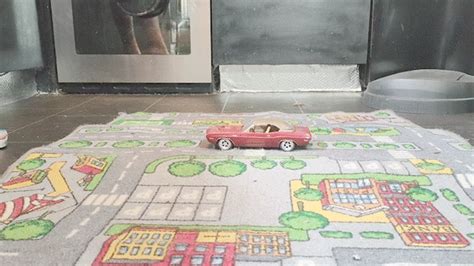 Missaraeberry Toy Car Crush 1970 Dodge Challenger In Silver Heels Close