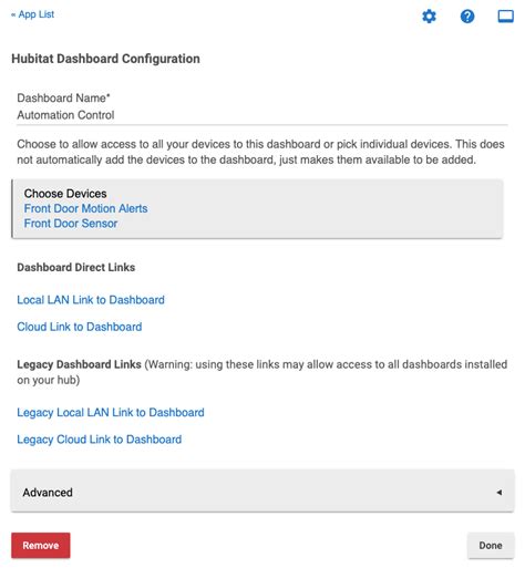 hubitat® dashboard hubitat documentation