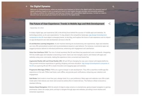Ppt The Future Of User Experience Trends In Mobile App And Web Development Powerpoint