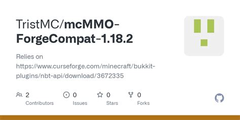 github tristmc mcmmo forgecompat 1 18 2 relies on
