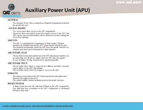 a330 80hr gen fam module 21 apu online aviation training