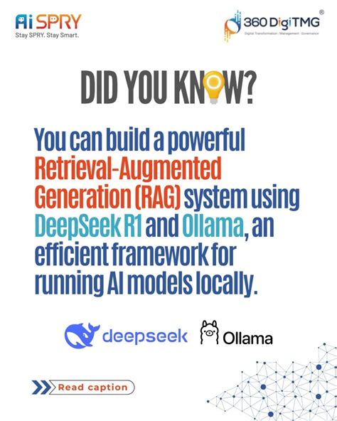 360digitmg on linkedin ai deepseekr1 rag generativeai techinnovation